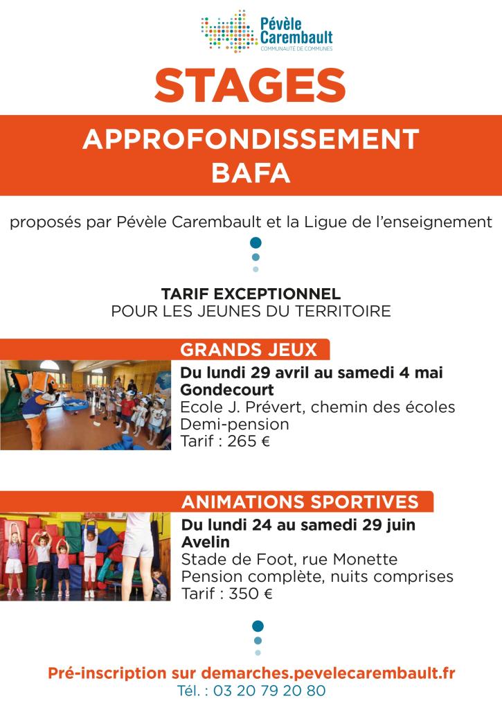 Stage approfondissement BAFA | Ville d'Ennevelin